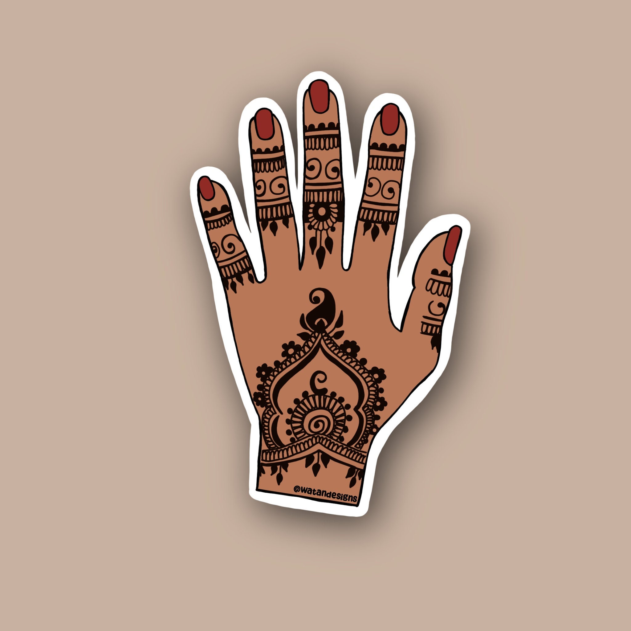 Henna Symbol For Kiss