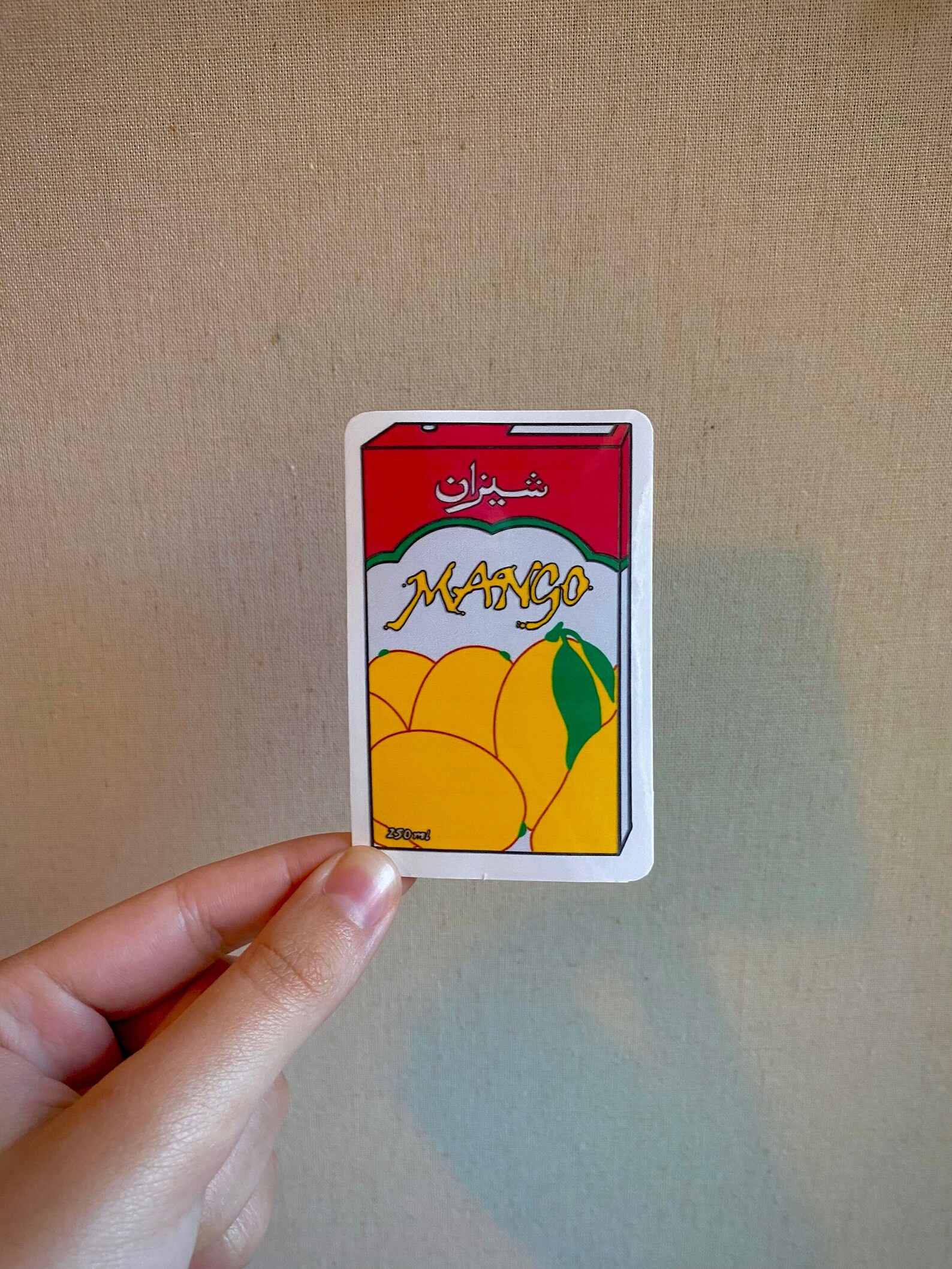 Shezan Mango Juice Sticker Mango Juice Sticker Desi Sticker - Etsy
