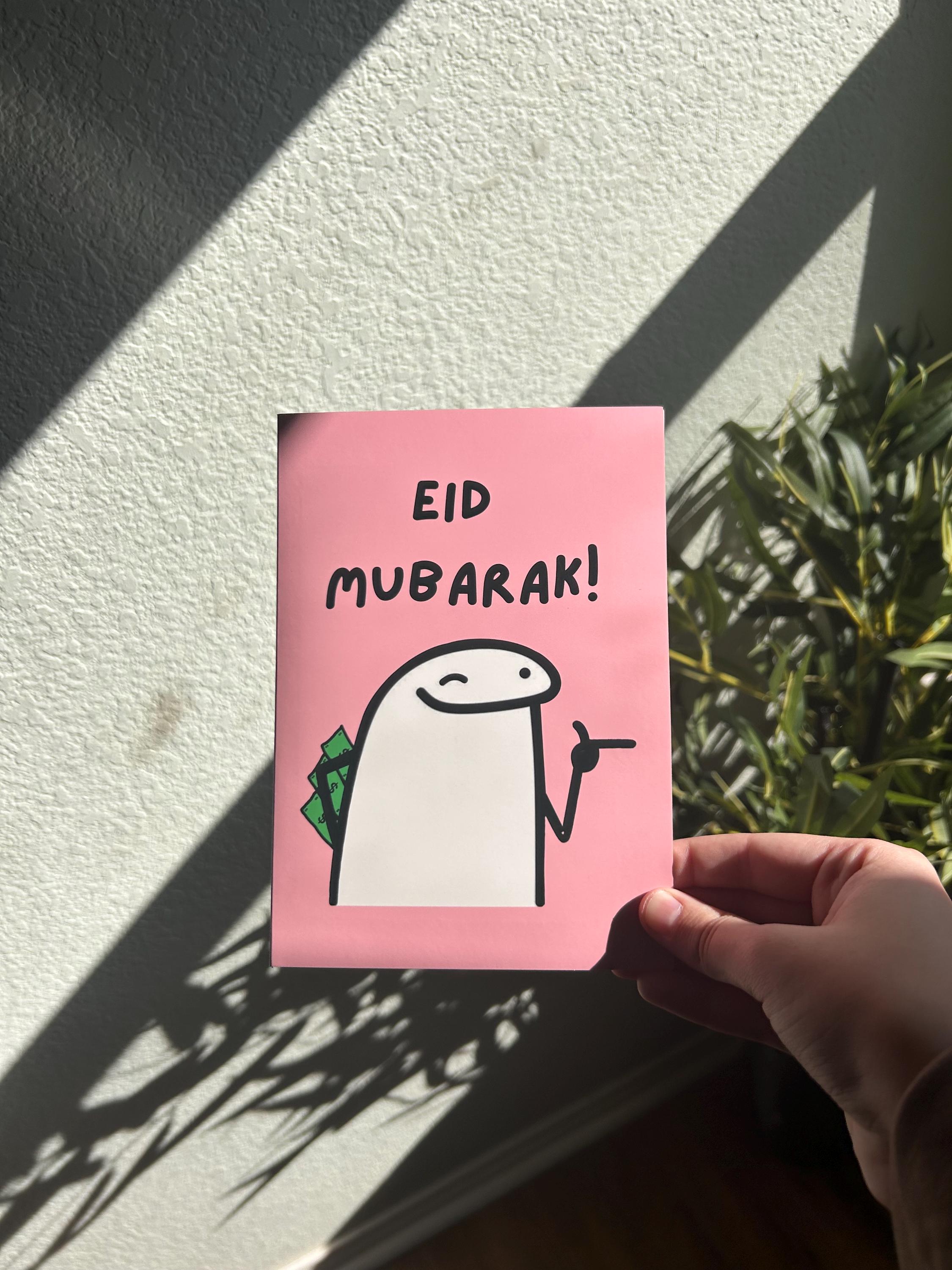 Eid Mubarak Card, Eid Card, Eidiya Card, Eidi Card, Funny Eid Card ...