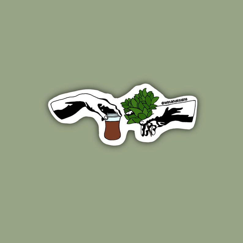 Na3na3 Sticker, Mint Tea Sticker, Tea Sticker, Arab Sticker - Etsy
