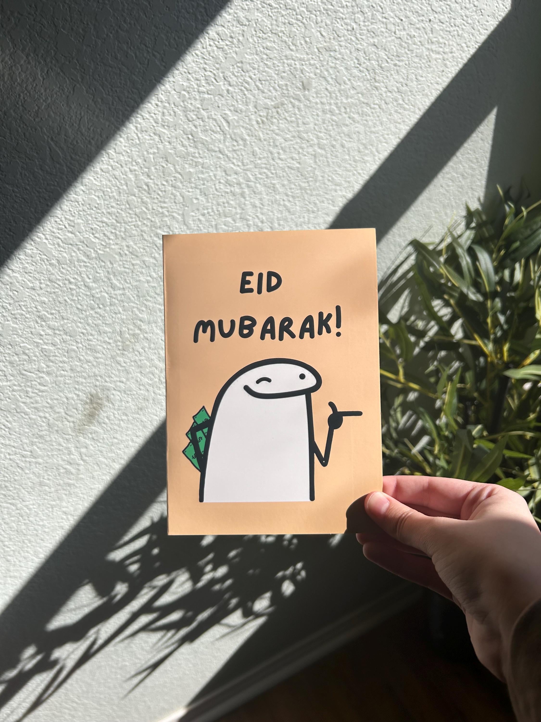 Eid Mubarak Card, Eid Card, Eidiya Card, Eidi Card, Funny Eid Card ...