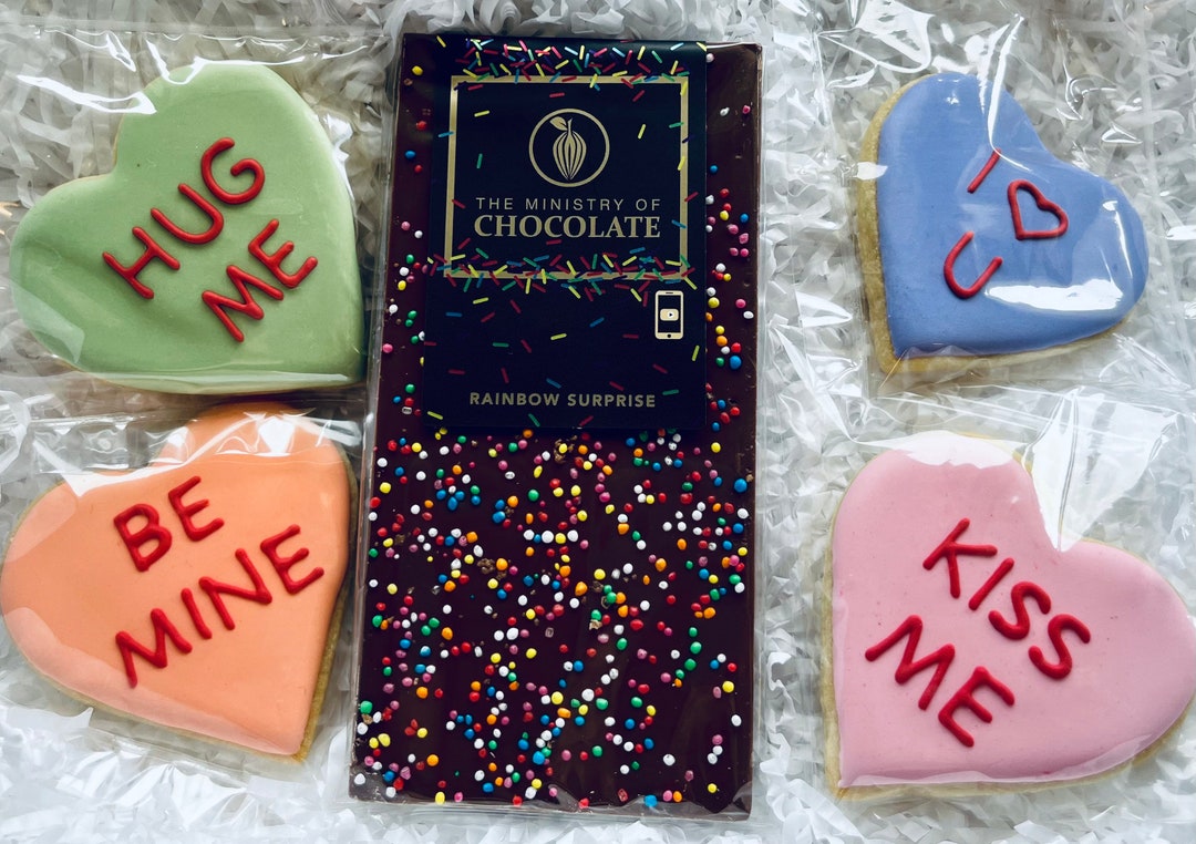 Chocolate and Cookies Kiss Me Valentines Day Australian Made Gift ...