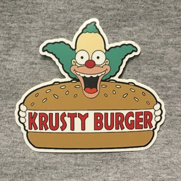 Krusty Burger Seal of Approval - Etsy