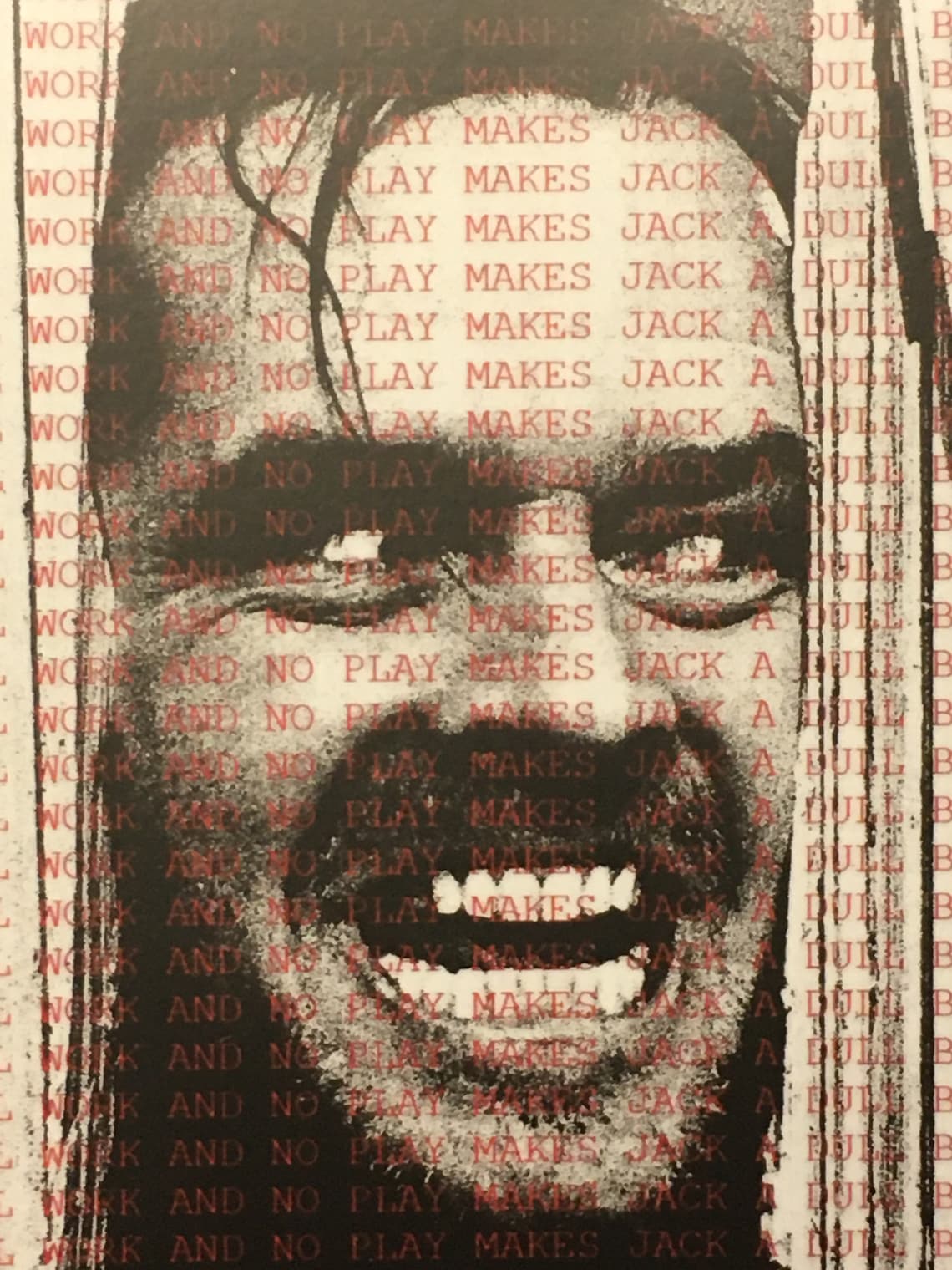 THE SHINING vinyl weatherproof sticker Jack Nicholson Torrance | Etsy