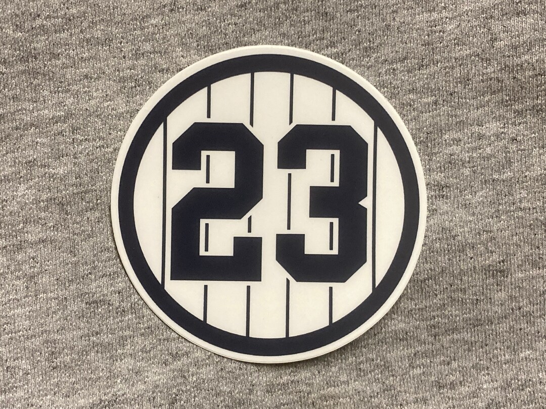 NEW YORK YANKEES Don Mattingly Vinyl Weatherproof Sticker Retired ...