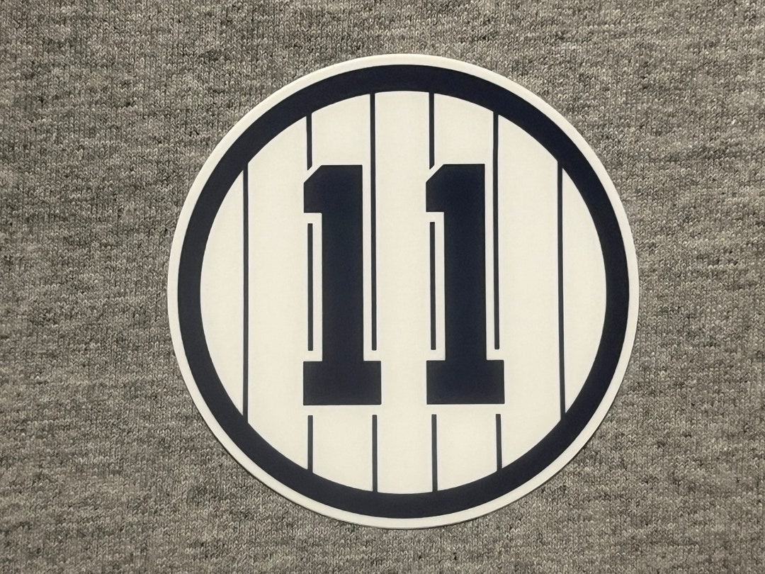 NEW YORK YANKEES Anthony Volpe Vinyl Weatherproof Sticker Number #11 ...