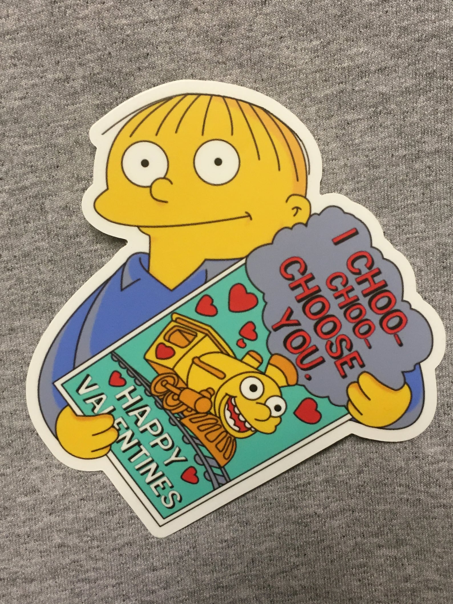 RALPH WIGGUM the SIMPSONS Sticker Vinyl Weatherproof Choo - Etsy