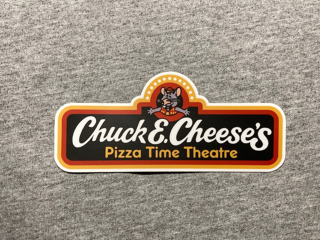CHUCK E CHEESE Pizza Sticker - Vinyl Weatherproof - 80's 1980's Fast ...