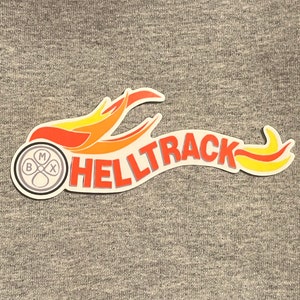 RAD HELLTRACK Logo Sticker - Bmx Movie - Vinyl Weatherproof - 80's Bill ...