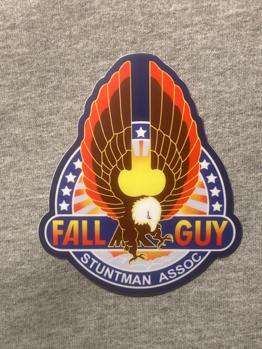 THE FALL GUY Sticker Lee Majors Stuntman Association Weatherproof Vinyl ...
