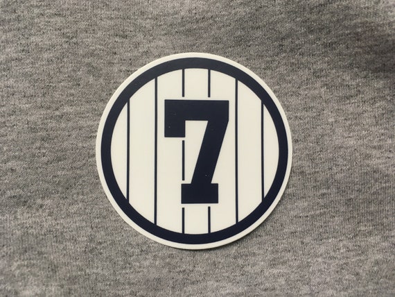 NEW YORK YANKEES Mickey Mantle Vinyl Weatherproof Sticker | Etsy