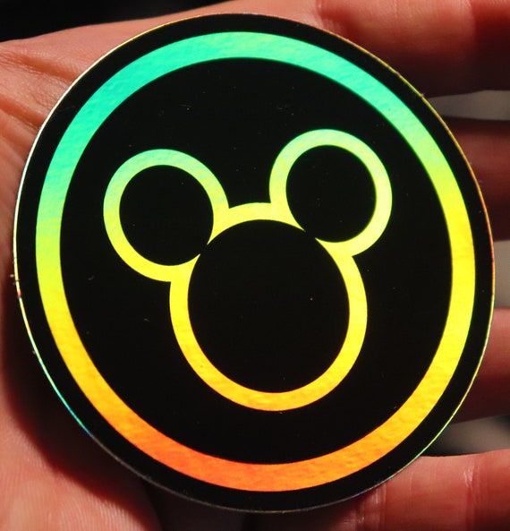 Disney Magic Band reader vinyl green holographic sticker | Etsy