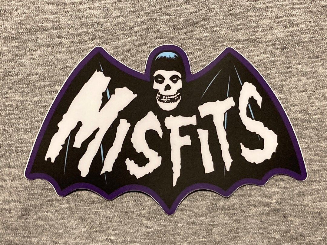 MISFITS BAT LOGO Sticker - Jerry Only Doyle Wolfgang Von Frankenstein ...