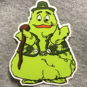 Mcdonald's Uncle O'grimacey Shamrock Shake Fast Food Vinyl Weatherproof ...