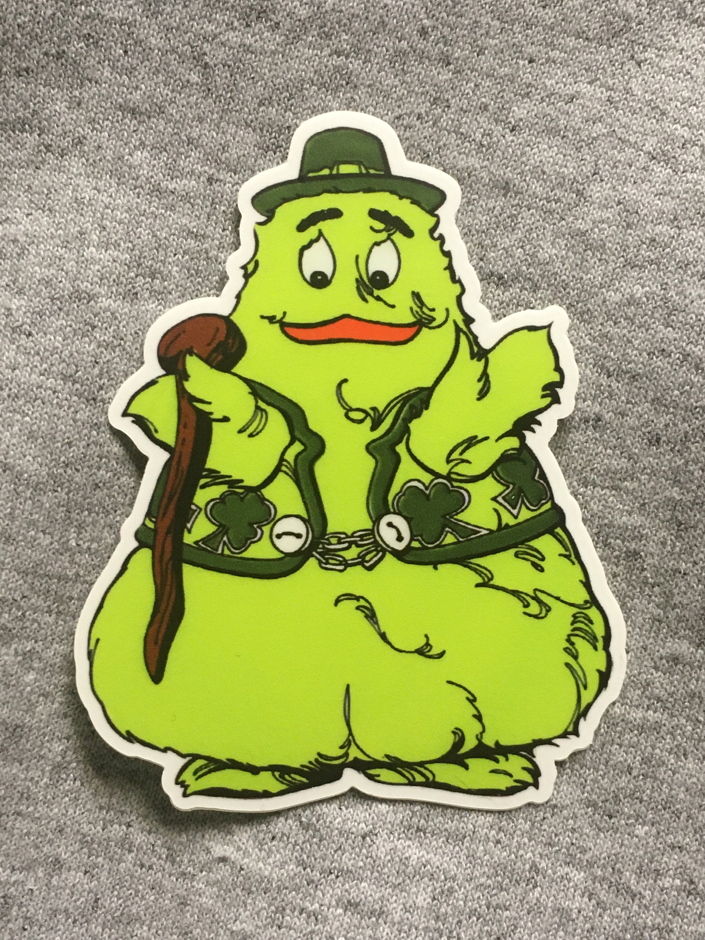 McDonald's Uncle O'Grimacey shamrock shake fast food | Etsy