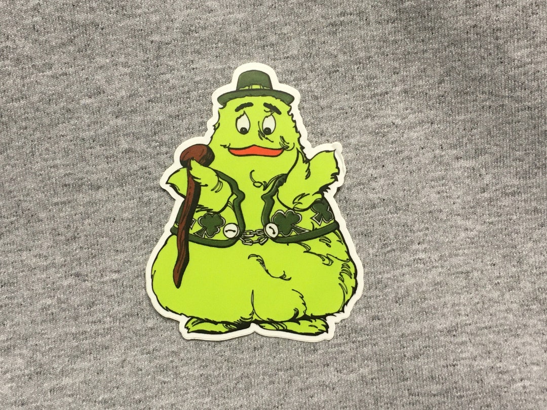 McDonald's Uncle O'Grimacey shamrock shake fast food vinyl weatherproof ...