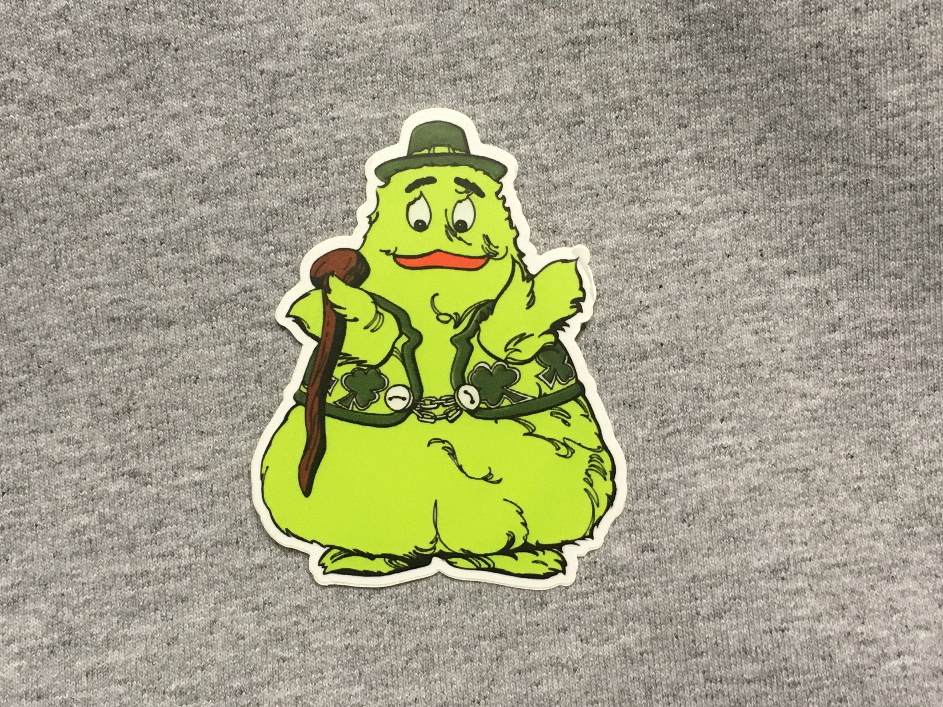 McDonald's Uncle O'Grimacey shamrock shake fast food | Etsy