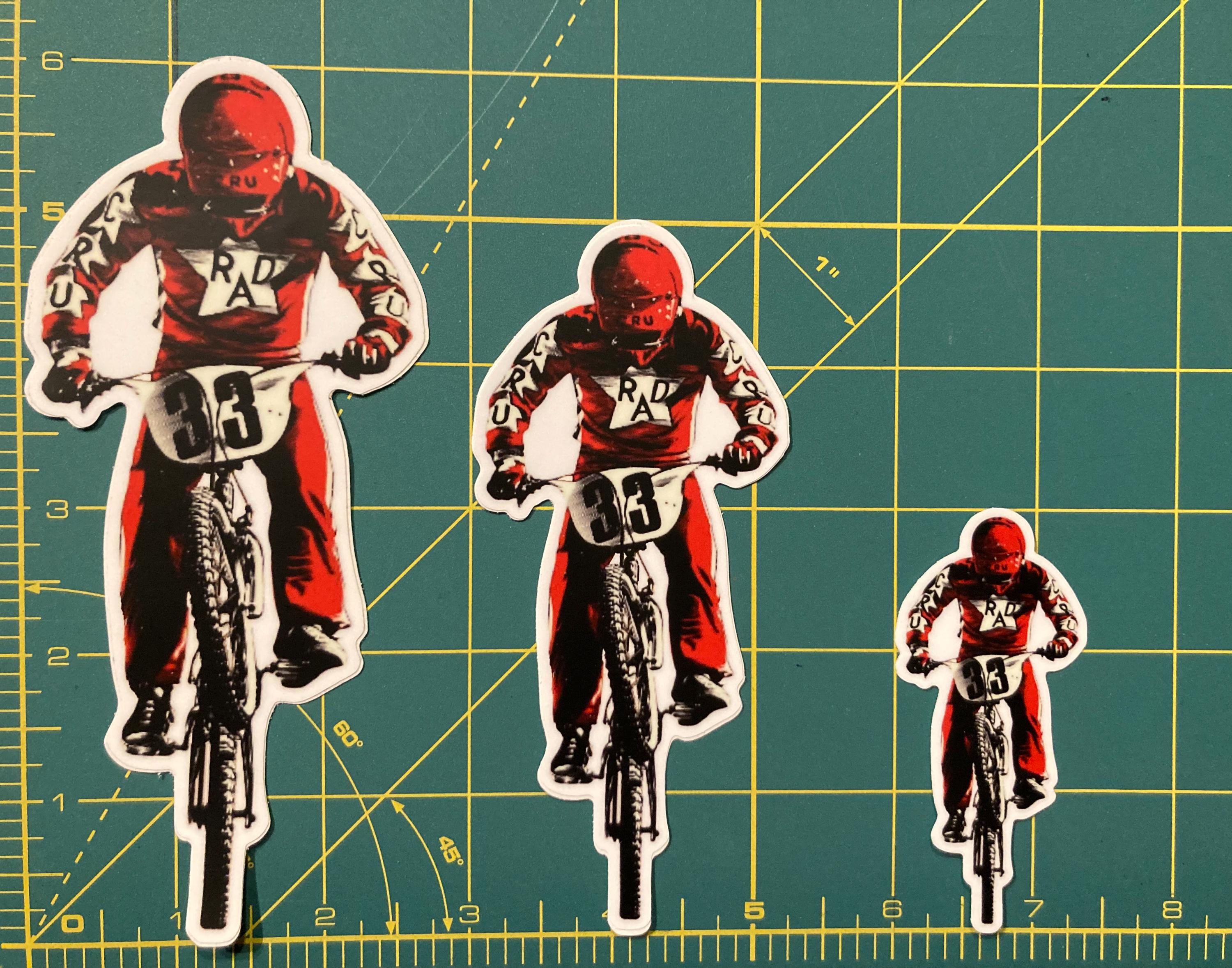 RAD CRU JONES Sticker - Bmx Movie - Vinyl Weatherproof - 80's Bill ...