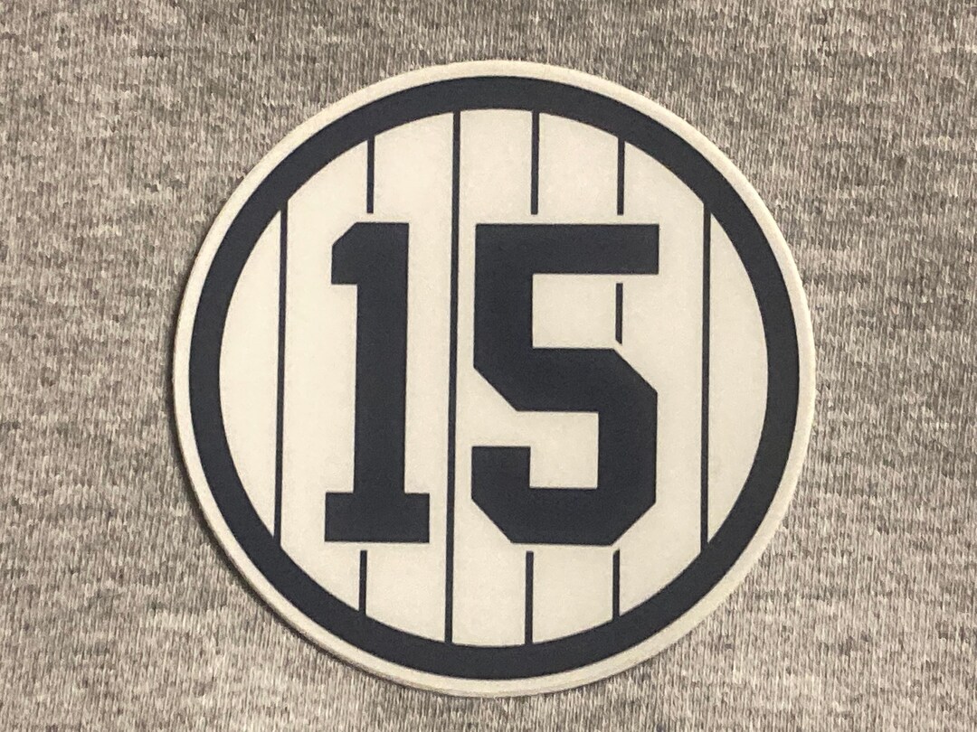 NEW YORK YANKEES Thurman Munson Vinyl Weatherproof Sticker Retired ...