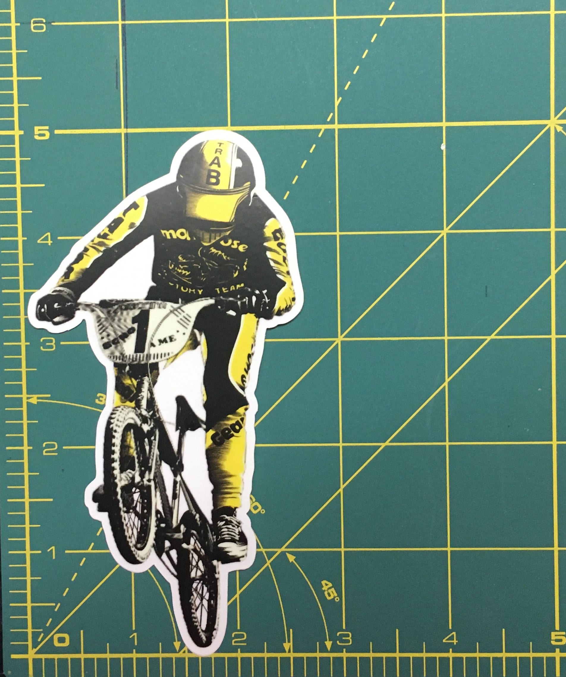 RAD Bart Taylor Sticker - Bmx Movie - Vinyl Weatherproof - 80's CRU ...