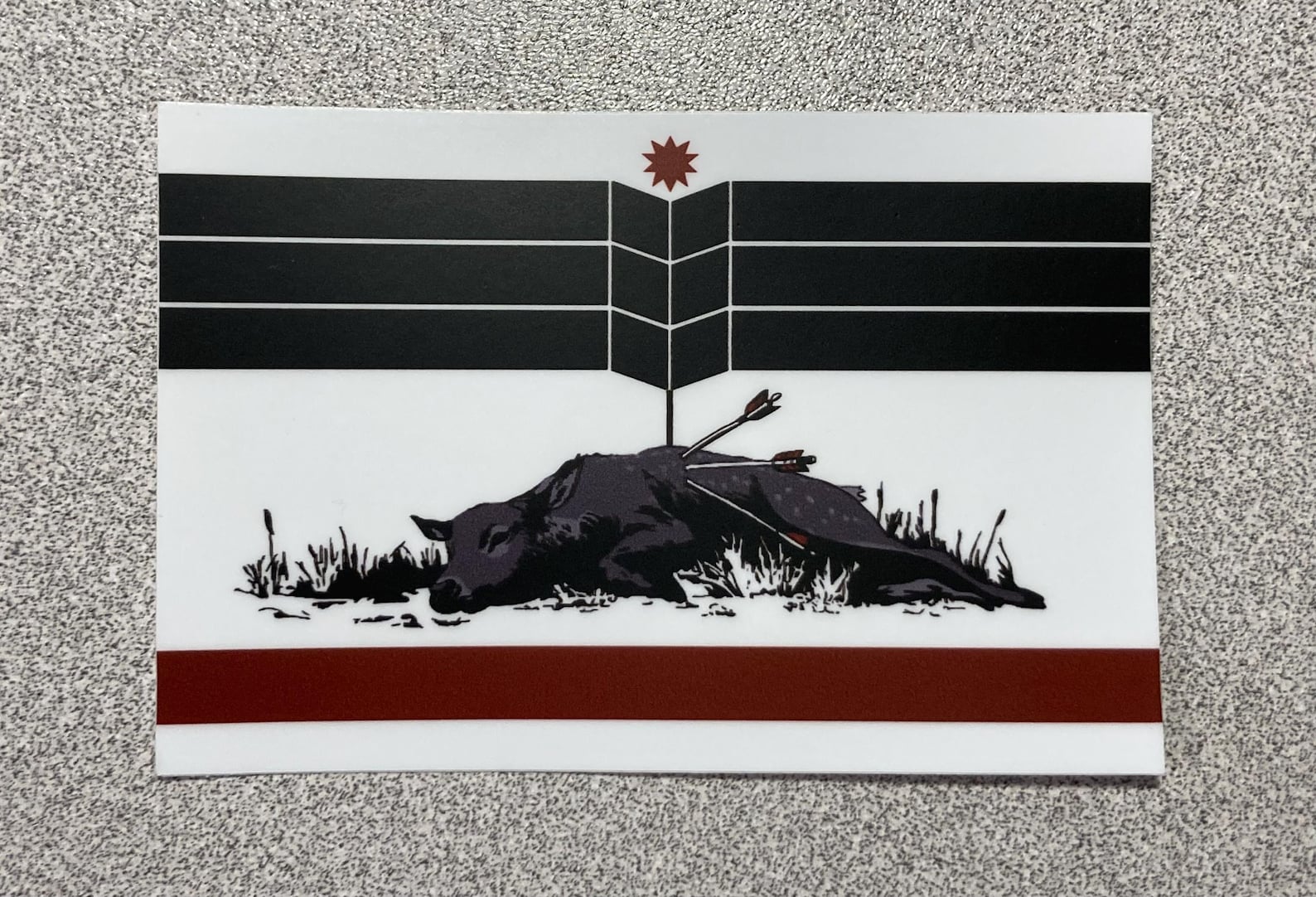 MCR My Chemical Romance Draag Flag Sticker Vinyl Sticker Black Parade ...