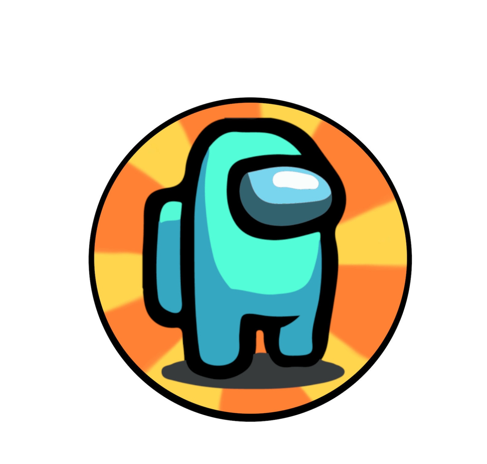 Red button among us - bucketose