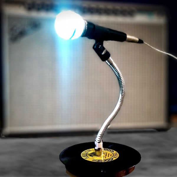 Microphone Lamp - Etsy