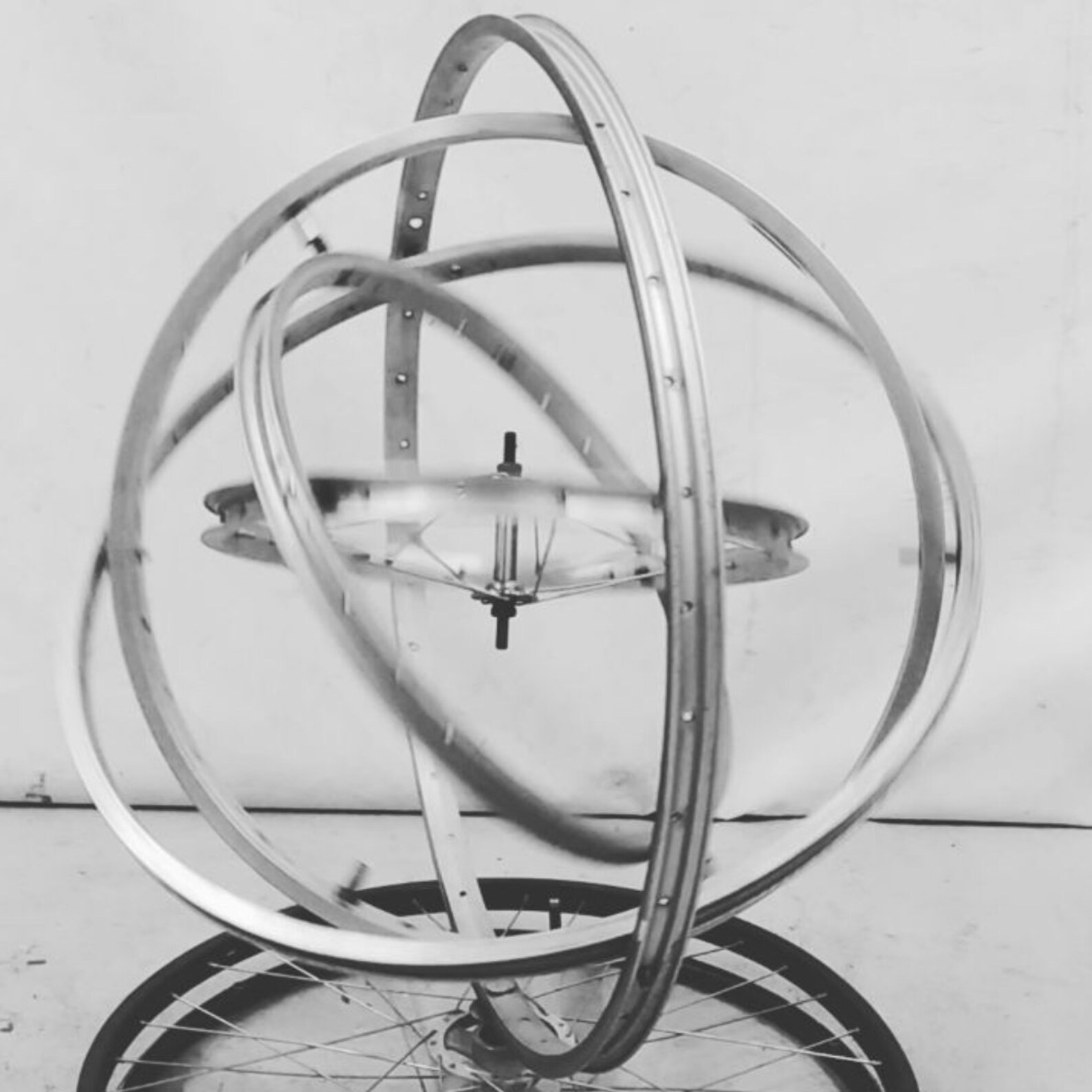 Berzircular Motion Bike Upcycled Kinetic Art Sculpture, Garden Yard ...