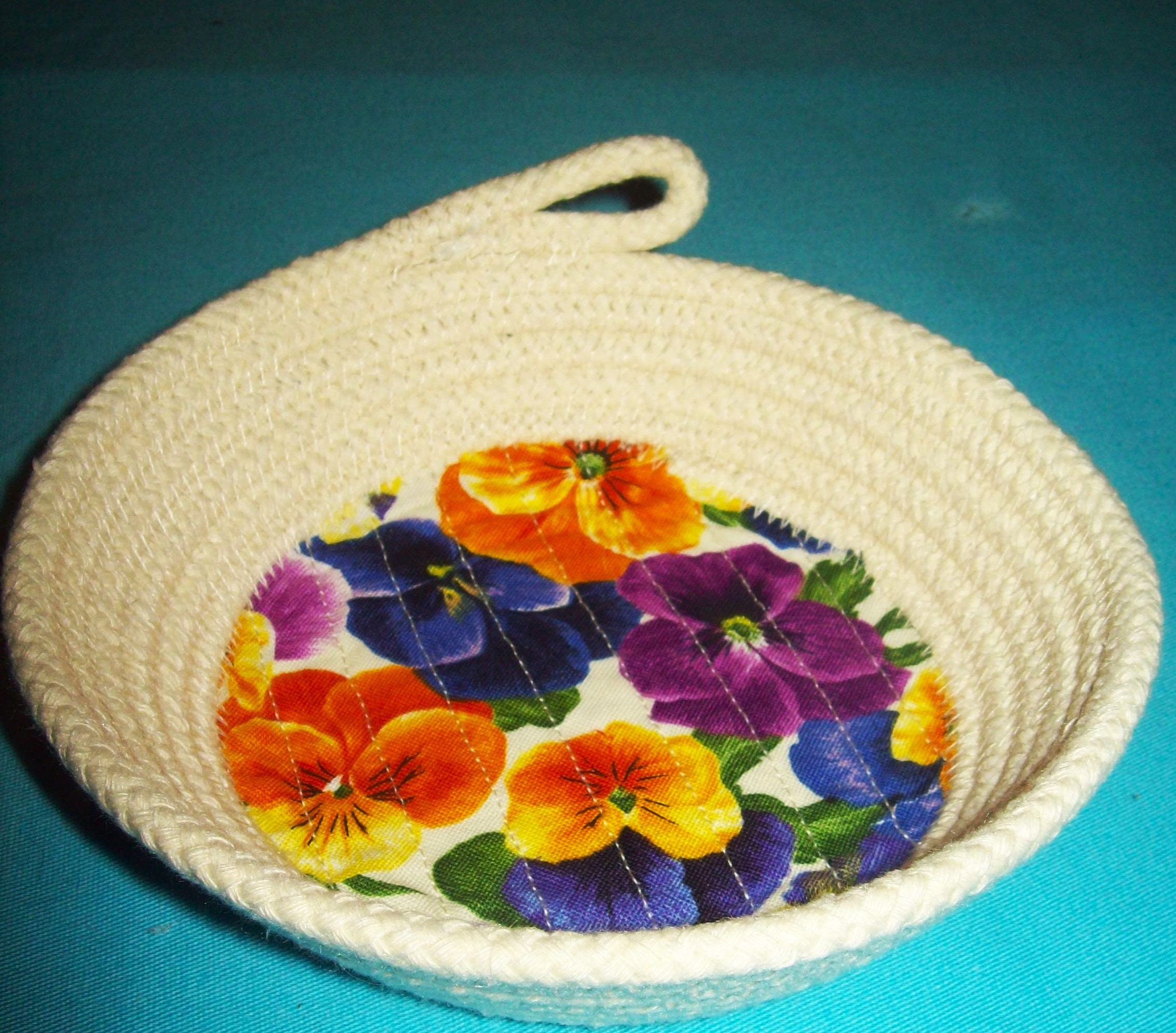 Tutorial Small Rope Bowl for Beginners-bowl Instructions-cord Bowl ...