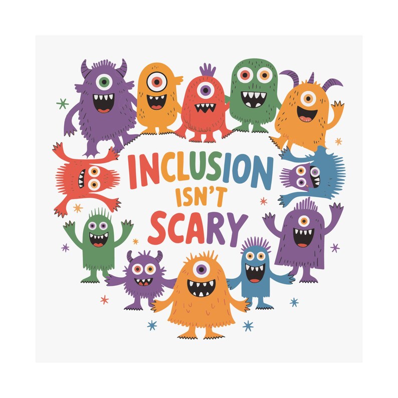 Inclusion Isn't Scary Matte Poster Halloween Inclusion Equity Poster ...