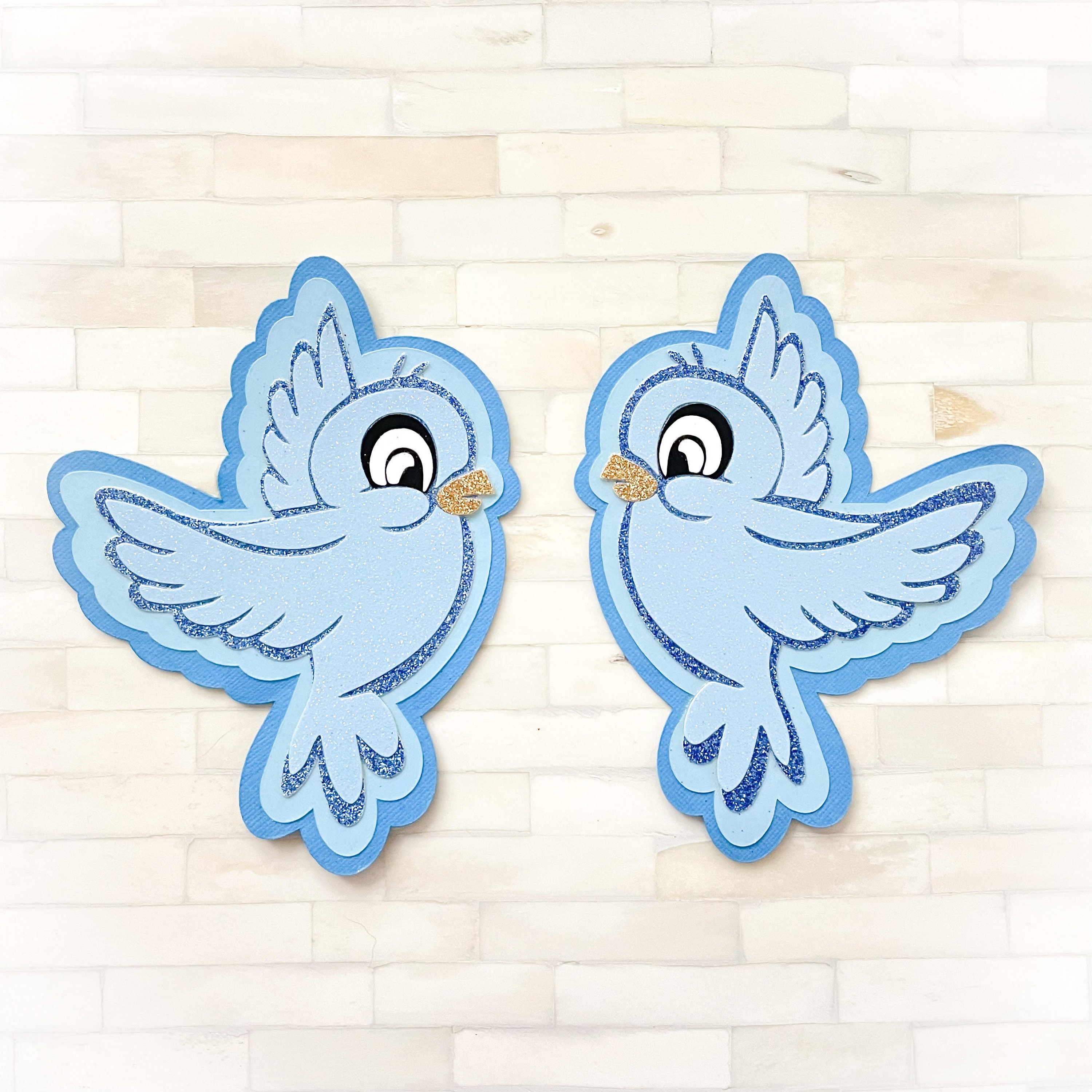 Cinderella Blue Birds Decor Set of 2 or 4 Cinderella Theme Party Decor ...