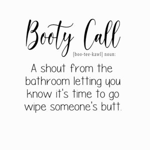 Booty Call Bathroom Sign Digital Design SVG, PNG - Etsy