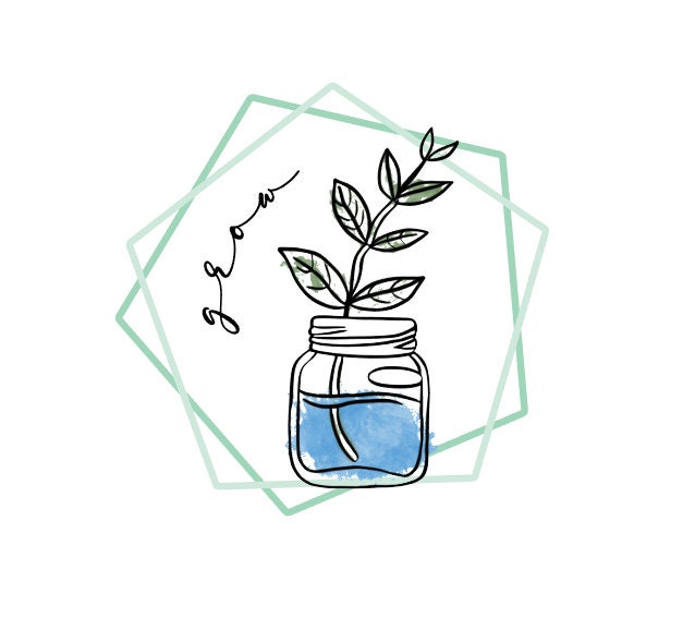 Grow Plant Design PNG SVG - Etsy