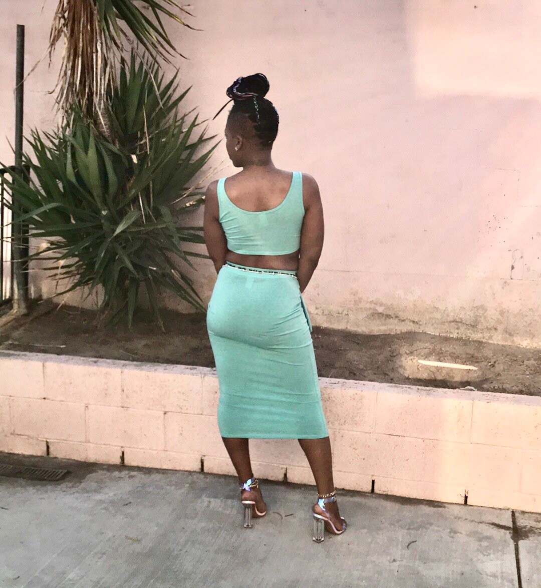 Mint Green 2 piece set | Etsy