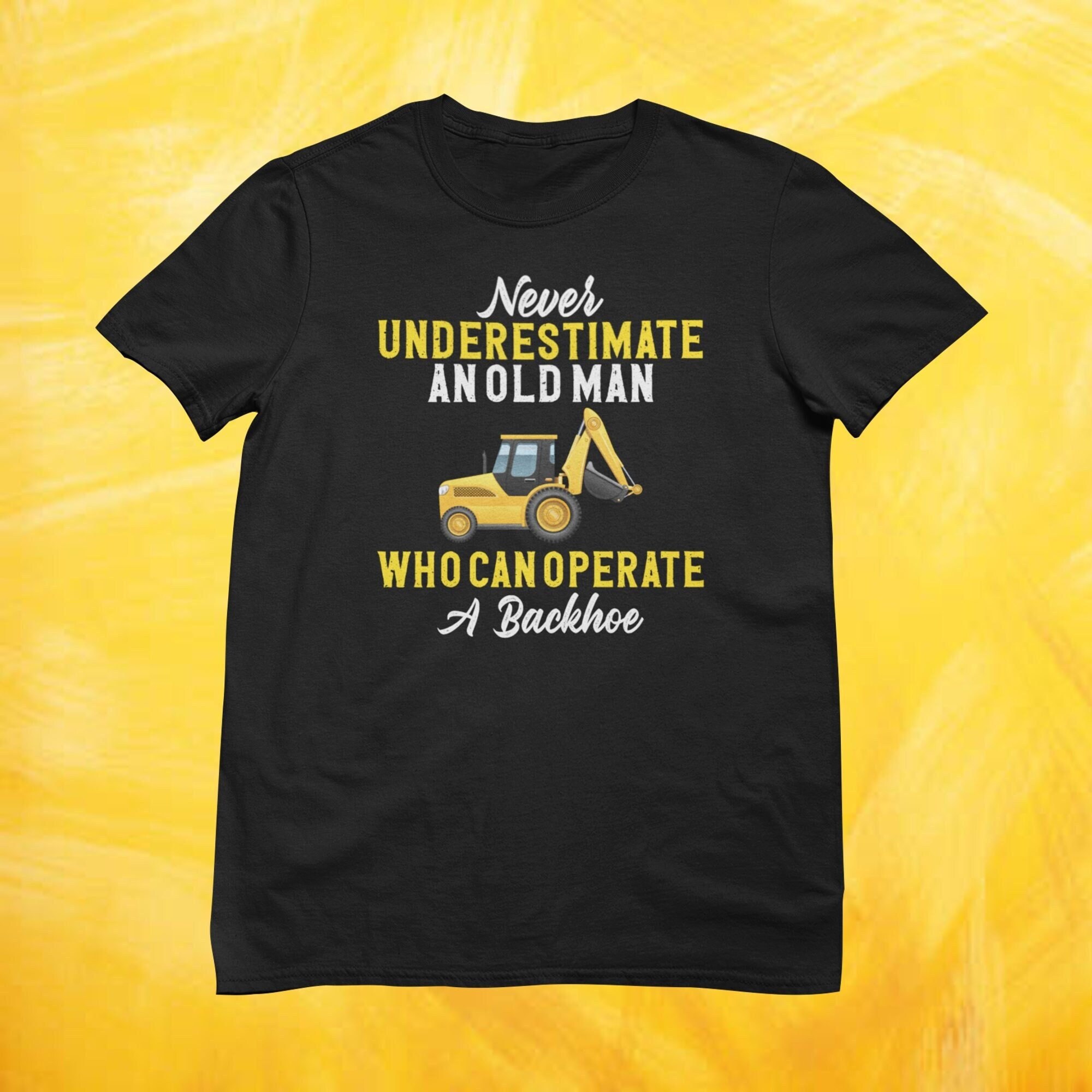 Backhoe Tshirt Men - Etsy