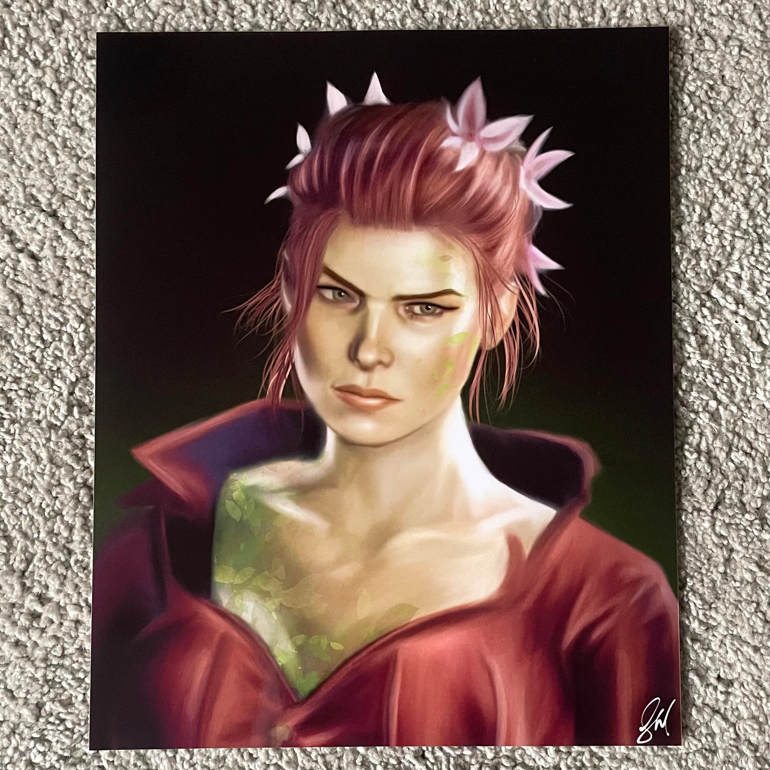 Poison Ivy Pamela Isley Art Print 10x8 | Etsy