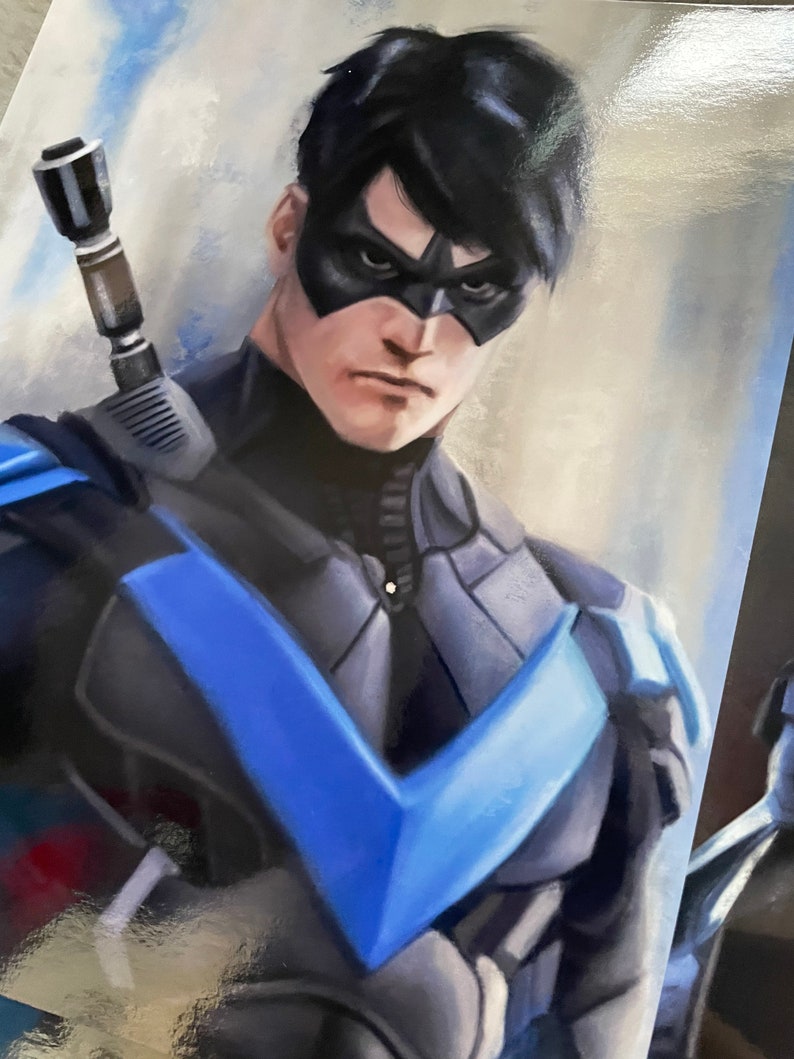Arkham Knight Jason Todd Dick Grayson 10x8 Art Print - Etsy