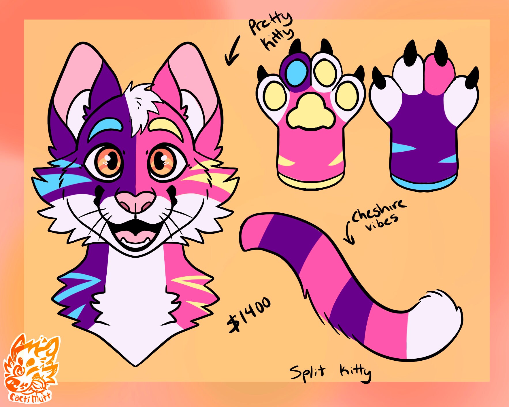 Swirl The Cat Full Body Fursuit Design By FurryFursuitMaker On ...