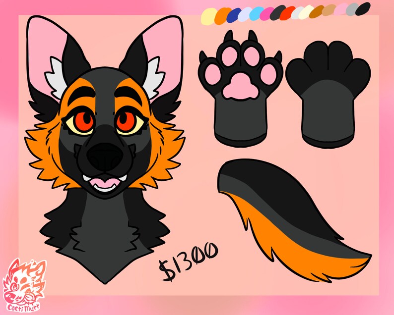 Cross Fox Fursuit Premade Design - Etsy