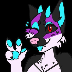 Peace Sign Furry Lineart Icon - Etsy