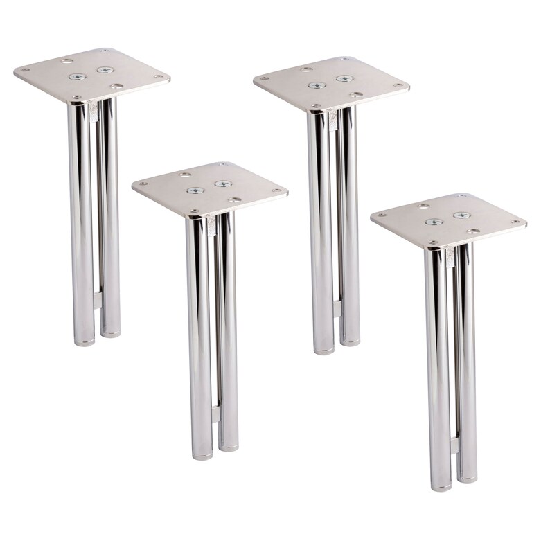 4pcs 8 Inch Metal Leg for Furniture 20 Cm Gold Black Chrome | Etsy