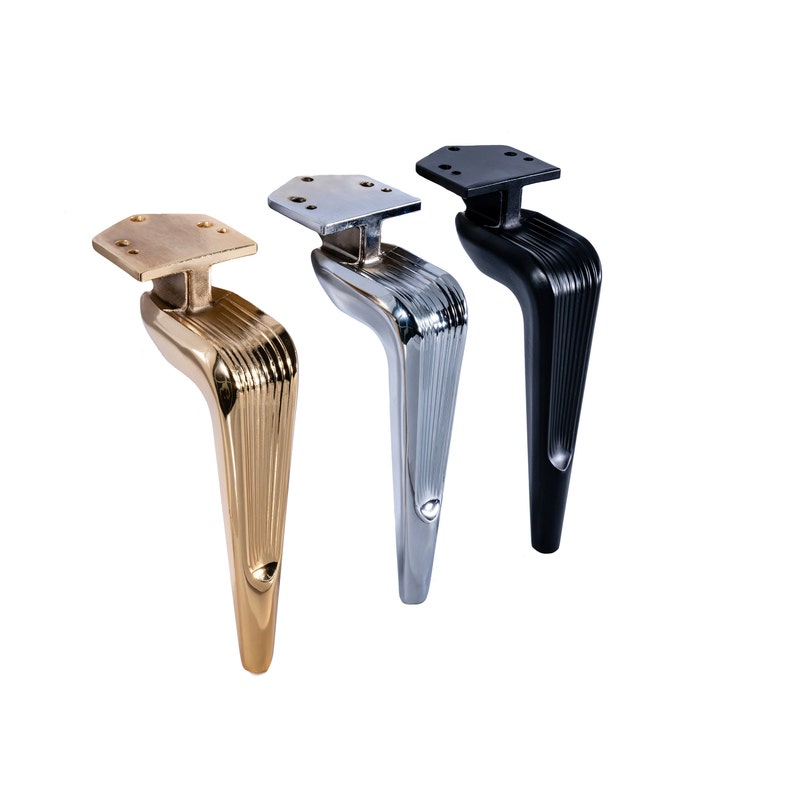 4pcs Metal Furniture Legs Metal Gold Matte Black 10 Inch Sofa - Etsy