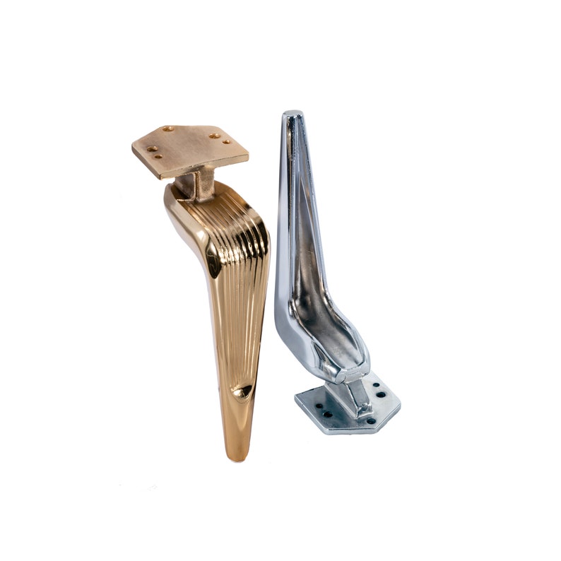 4pcs Metal Furniture Legs Metal Gold Matte Black 10 Inch Sofa - Etsy