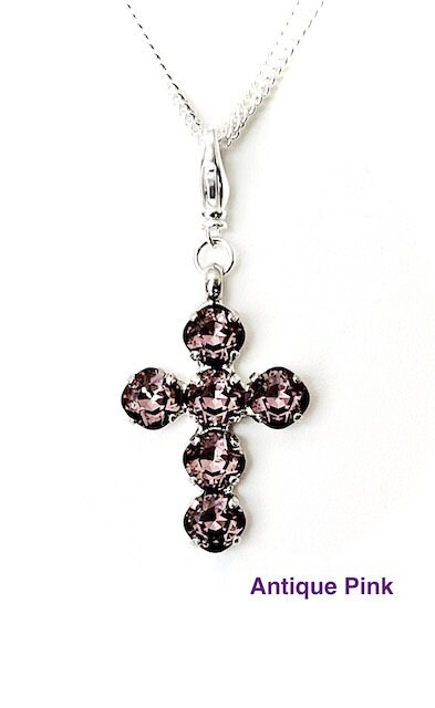 Medium Size Cross Featuring Swarovski Crystals - Just Perfect! - Etsy