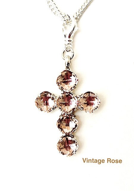 Medium Size Cross Featuring Swarovski Crystals - Just Perfect! - Etsy