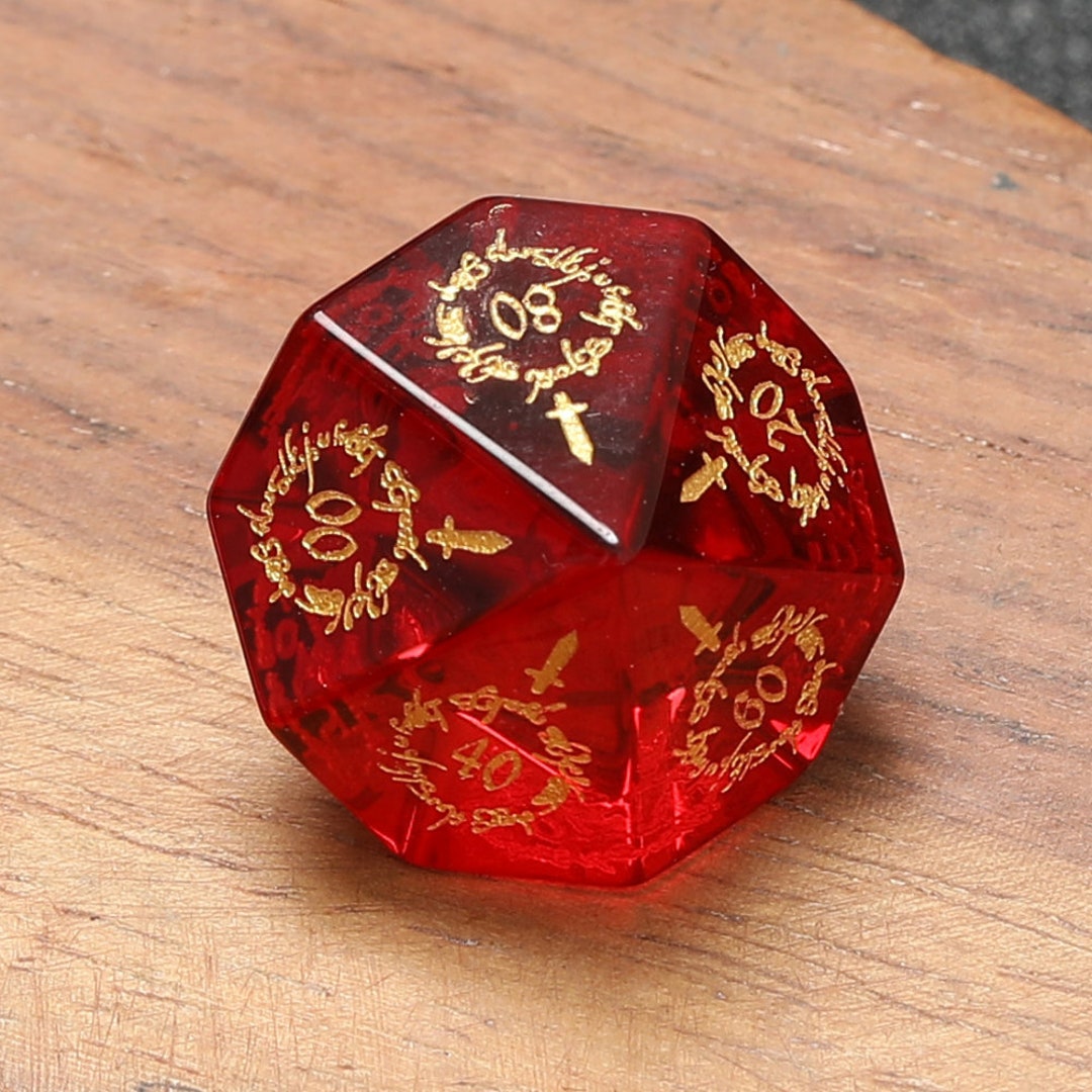 Garnet DND Dice Set Polyhedral D&d Dice Set With Sharp Edge - Etsy UK