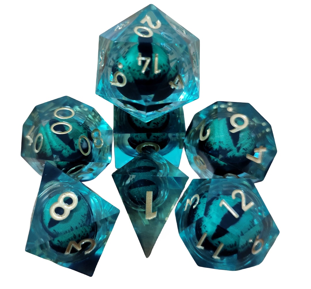Evil Eye Dice Set Eyes Moving While Rolling the Dice - Etsy