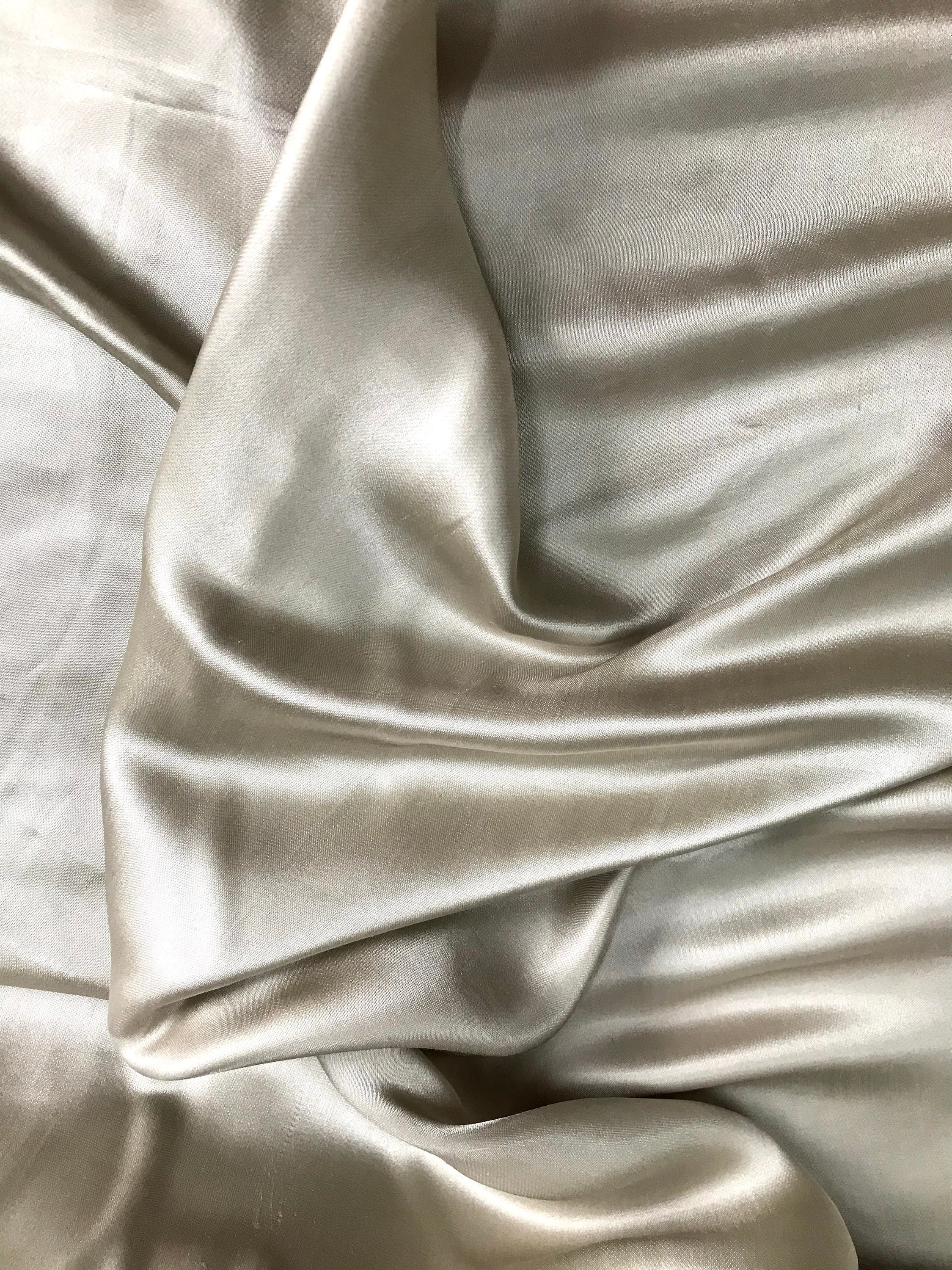 PURE MULBERRY SILK Fabric by the Yard - Luxury Silk Fabric - Natural ...