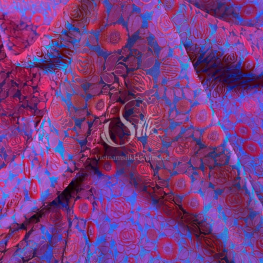 PURE MULBERRY SILK Fabric by the Yard - Natural Silk - Handmade in ...