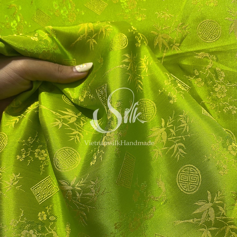 Chartreuse Fabric - Etsy